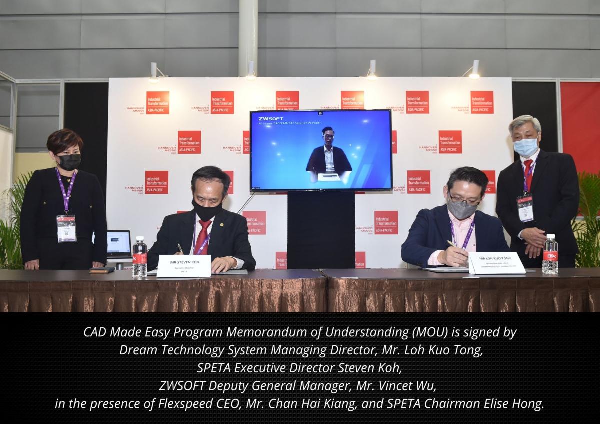 Launch of CAD Made Easy Program at ITAP 2021 in Singapore | DTS